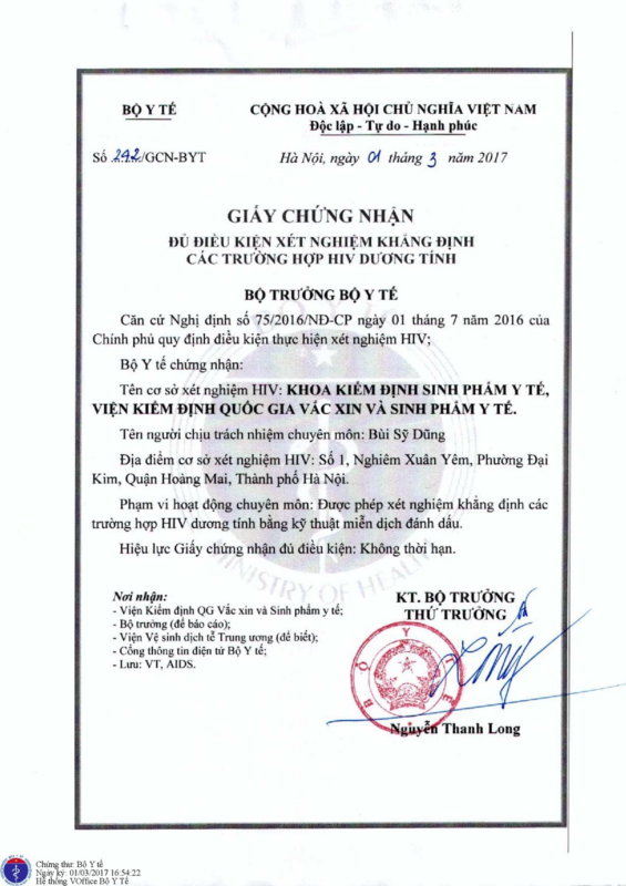 Quality Control of Biologicals Department – National Institute for ...