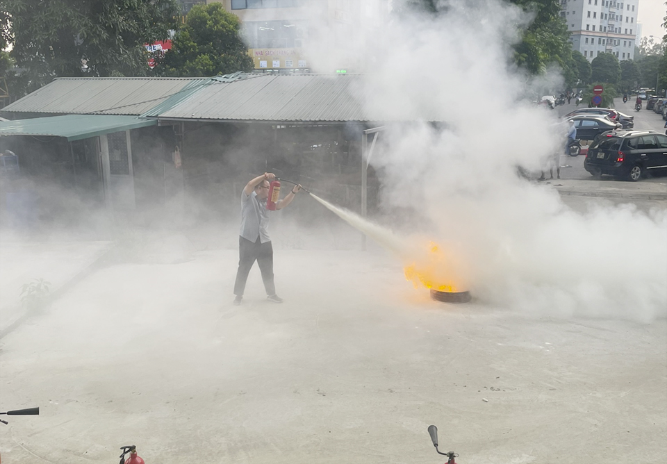 Tập huấn công tác phòng cháy chữa cháy và cứu nạn cứu hộ tại Viện Kiểm ...