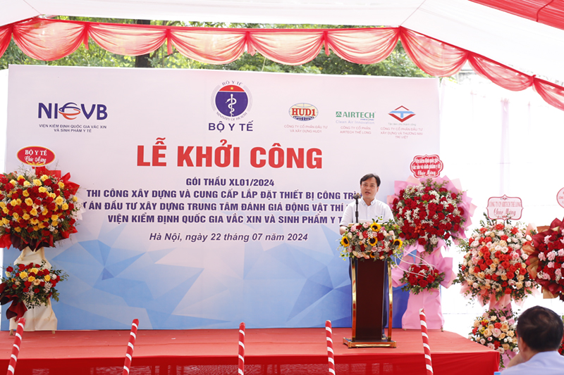 Lễ khởi công xây dựng Công trình Trung tâm đánh giá động vật thí nghiệm ...