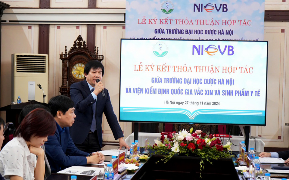 Hợp tác giữa Viện Kiểm định Quốc gia và trường Đại học Dược | Viện kiểm ...