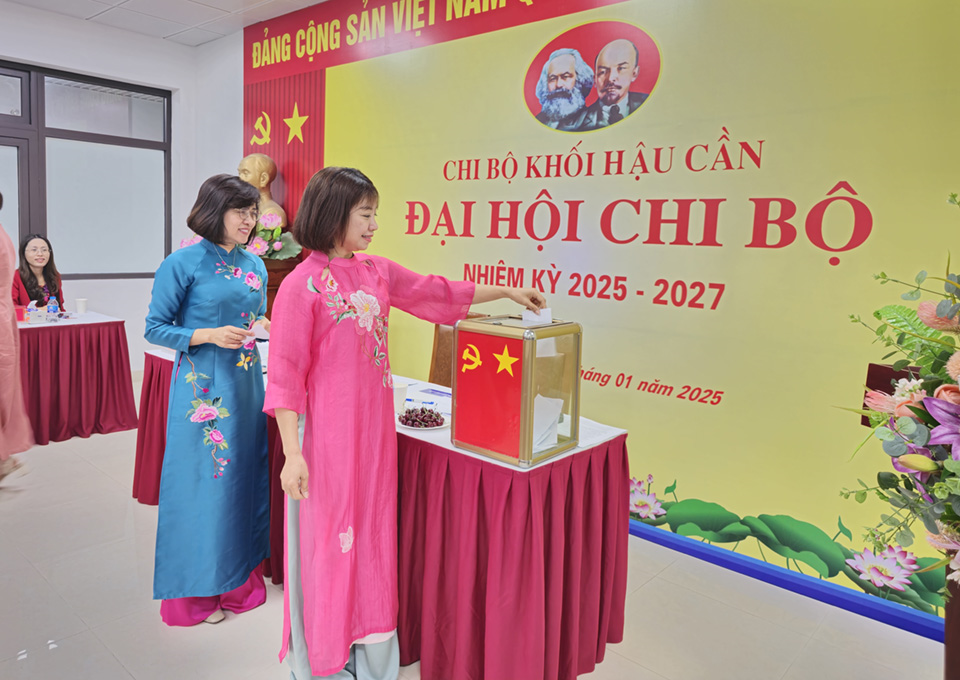 Đại hội Chi bộ khối Hậu cần | Viện kiểm định Quốc Gia vắc Xin Và Sinh ...