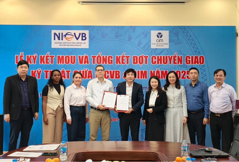 NICVB nhận chuyển giao thành công kỹ thuật kiểm định chất lượng sinh ...