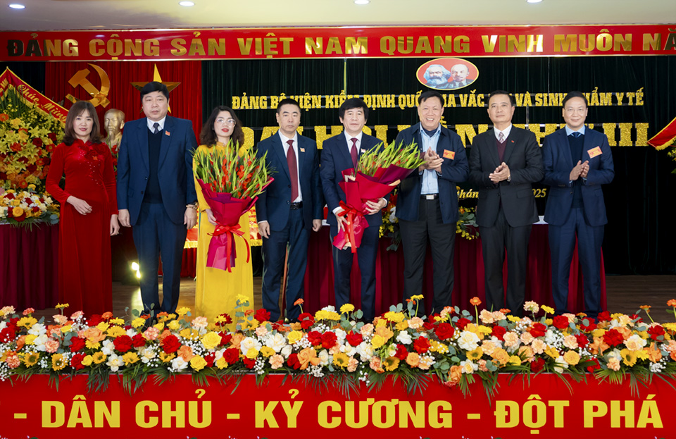 Đại hội Đảng bộ Viện Kiểm định Quốc gia Vắc xin và Sinh phẩm y tế nhiệm ...